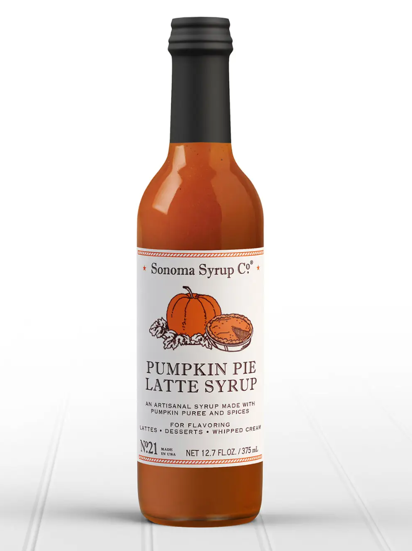 Pumpkin Pie Latte Simple Syrup- Sonoma Syrup Co – Griffo Distillery